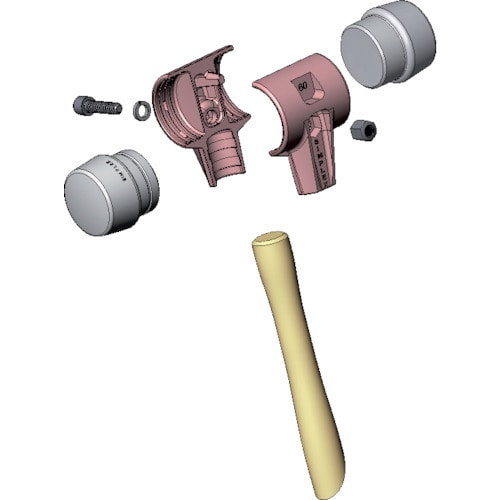 HALDER ハンマー用部品 シンプレックス用ハウジング 可鍛鋳鉄製 径40｜3011.04｜コンビネーションハンマー｜切削工具の専門通販 ...