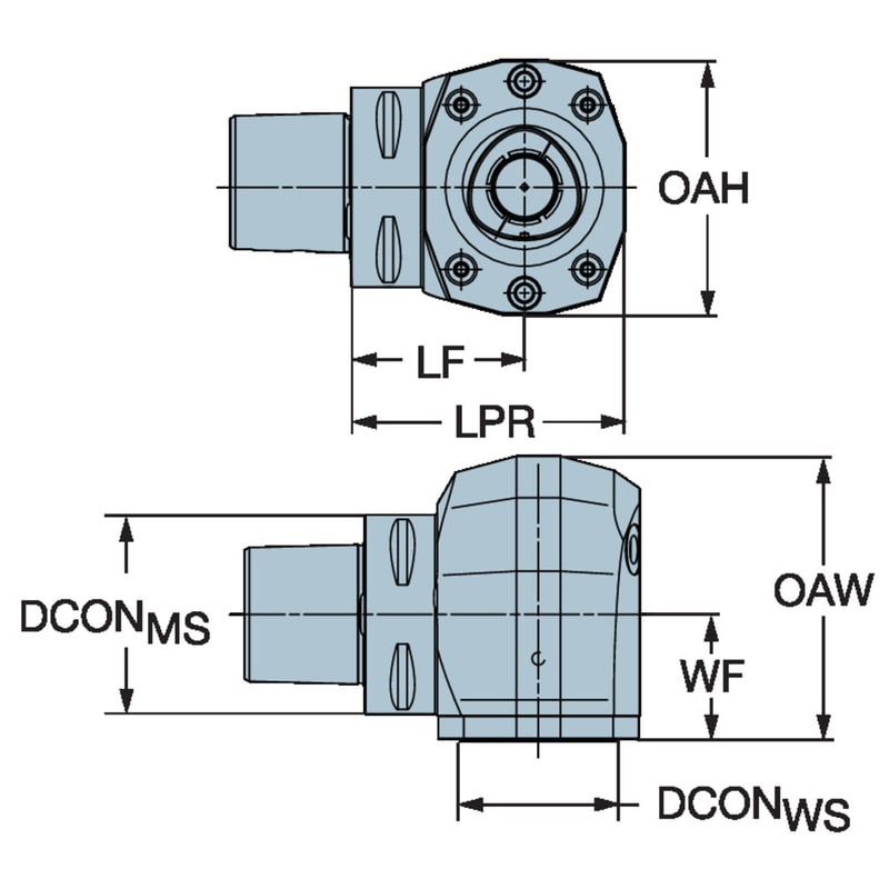 サンドビック・コロマント Coromant Capto? 90° リダクションアダプタ｜C5-L-C4-L-44035｜ツーリング｜切削工具の ...