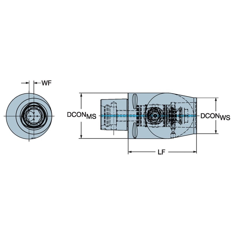 サンドビック・コロマント Coromant Capto? オフセットリダクションアダプタ クイックチェンジ｜C10-QC-C6-125R19 ...