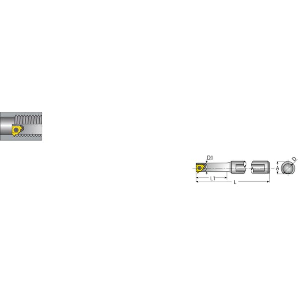 VARGUS ミニホルダ｜BNVRC10S-5LK｜ねじ切り工具・ホルダ｜切削工具の専門通販サイト｜さくさくEC
